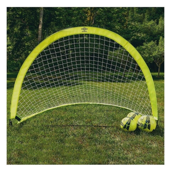 Umbro | Toys | Umbro Popup 6ft Portable Sport Soccer Goal Set W Lime ...
